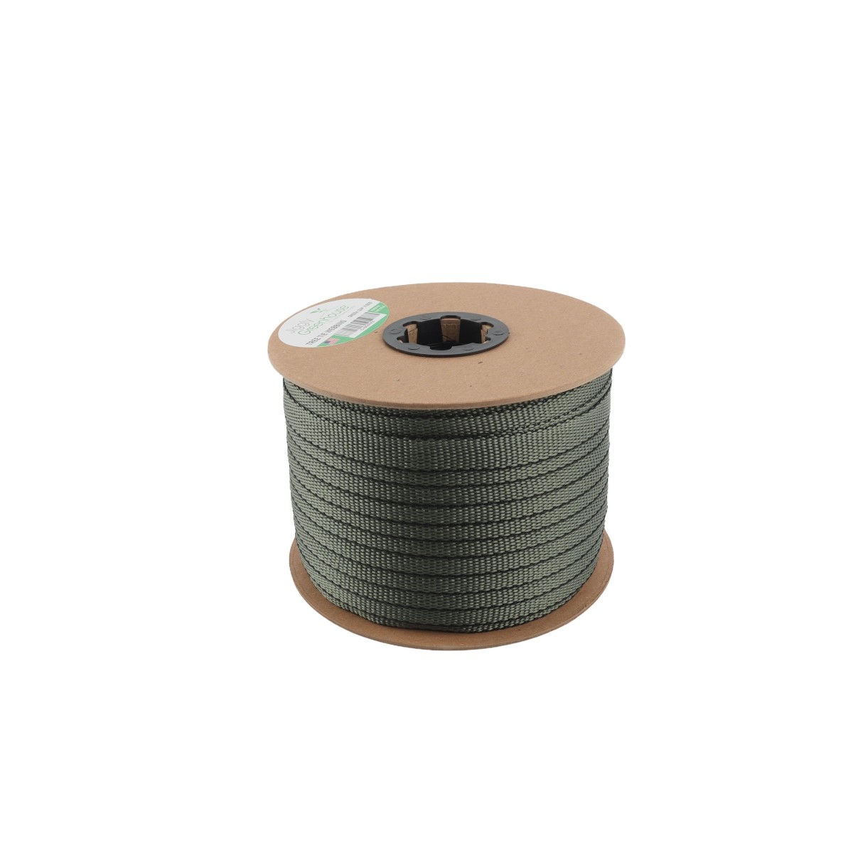 500' Long x 3/4" Wide Green Tree Tie Webbing Roll - Staking, Guying ...