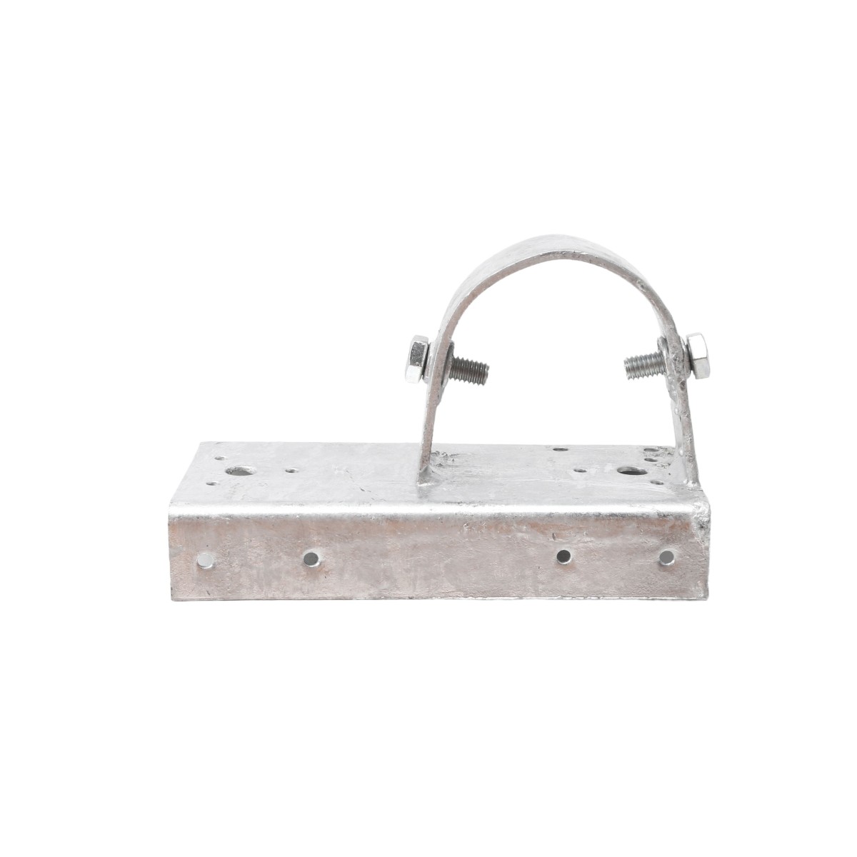 Wood to Steel Frame Adapter, End Post Adapter (Pressed Steel) | 2 1/2 ...