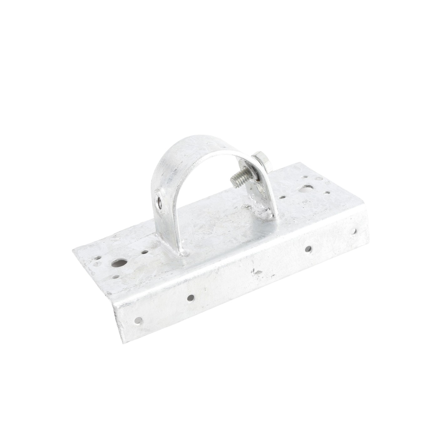 Wood to Steel Frame Adapter, Line Post Adapter (Pressed Steel) | 2" (1 ...