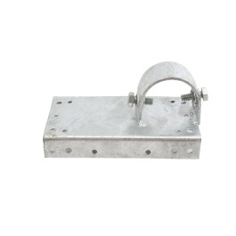 2" [1 7/8" OD] Wood to Steel Frame Adapter - End Post Adapter (Pressed ...