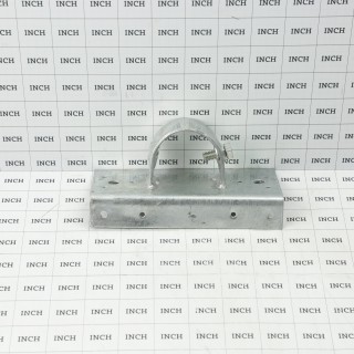 2" [1 7/8" OD] x 6" Wood to Steel Frame Adapter - Line Post Adapter ...