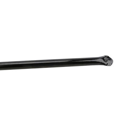 Black In-Ground Post Socket for 1 5/8" OD Pipe (Black Powder Coated Steel)