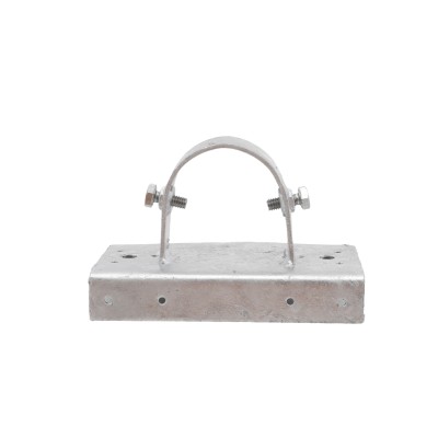 Wood to Steel Frame Adapter, Line Post Adapter (Pressed Steel) | 2 1/2 ...
