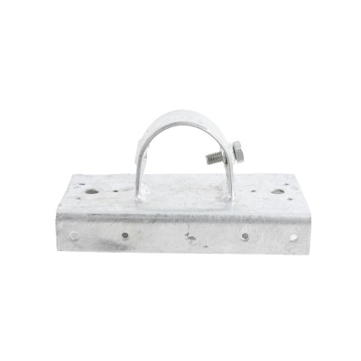 2" [1 7/8" OD] x 6" Wood to Steel Frame Adapter - Line Post Adapter ...